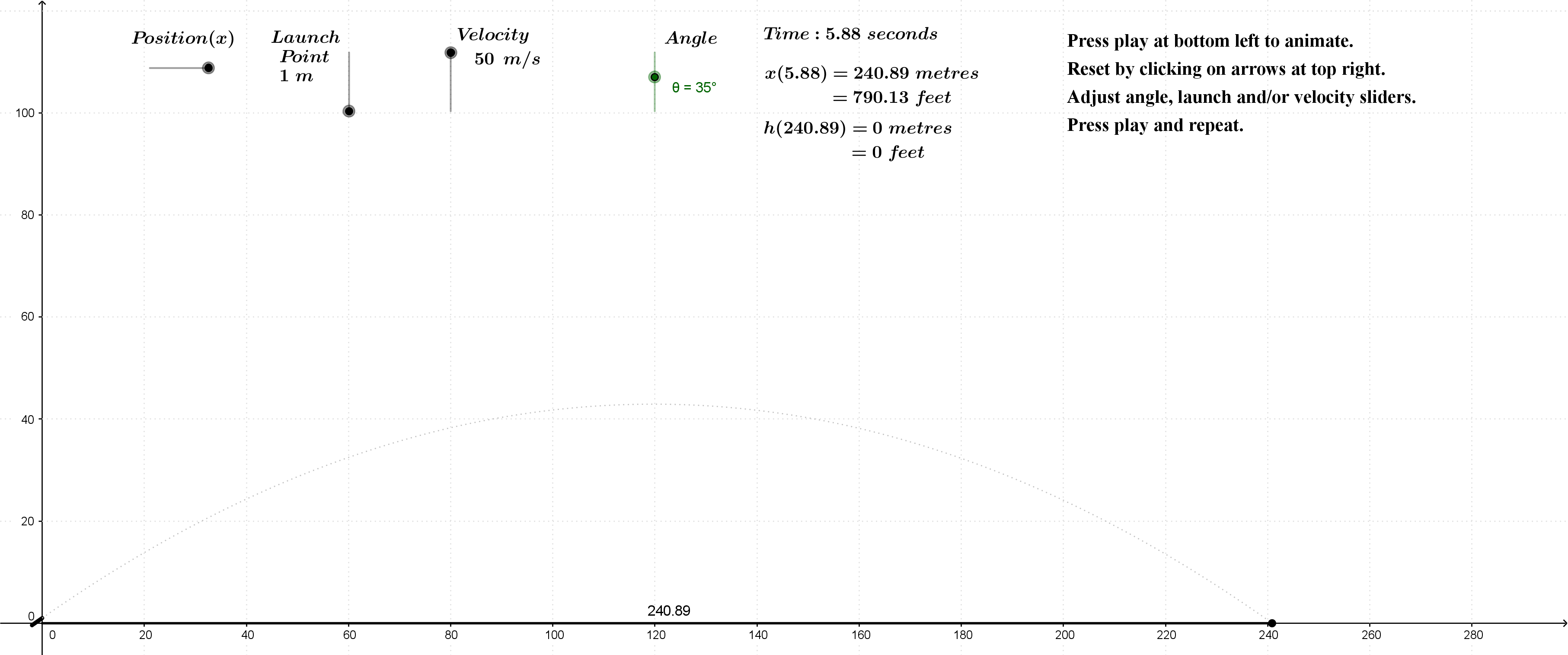 Projectile Motion….including Baseball! | samuelson mathxp