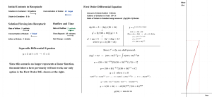First Order Differential Equations | samuelson mathxp