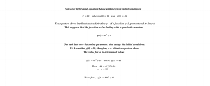 First Order Differential Equations | samuelson mathxp